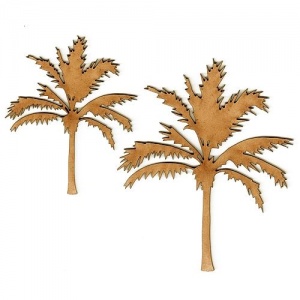 Palm Tree MDF Wood Shape for altered art and craft projects